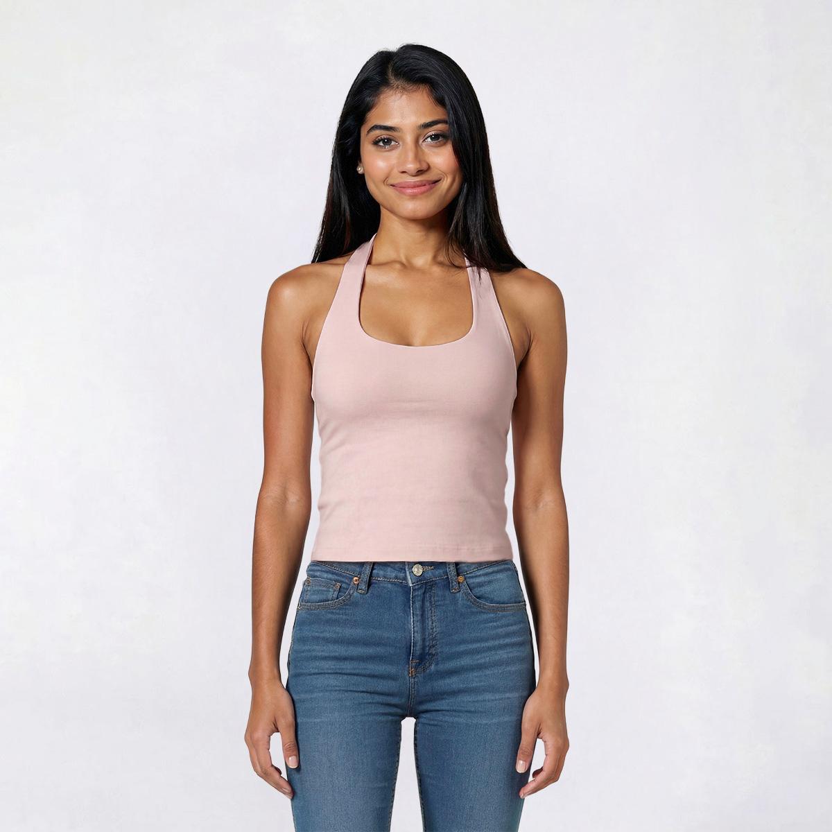 Click here for Juniors Derek Heart Double Layer Halter Top prices